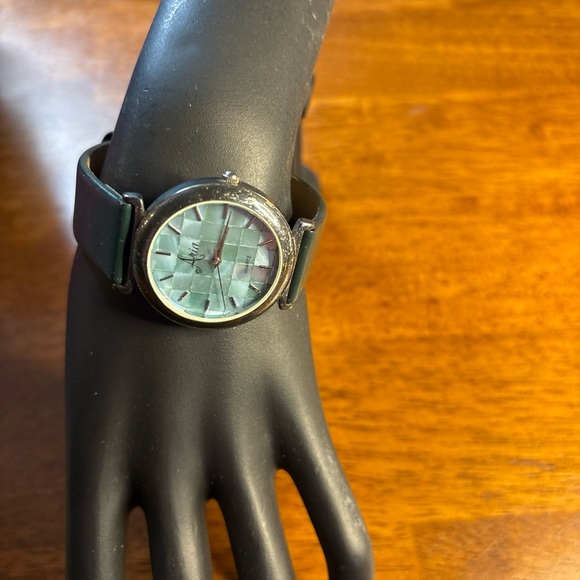 Aria | Accessories | 25 Aria Watch Women 34mm Sterling Silver Blue Mop ...